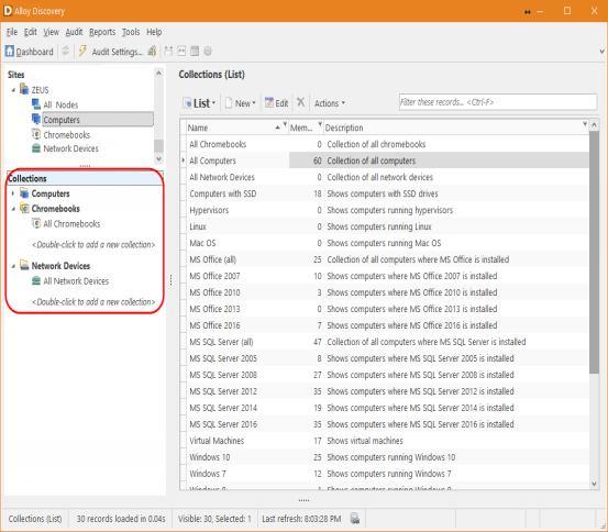 Working with Collections (Administration Guide) - Alloy Discovery | Alloy Software Docs