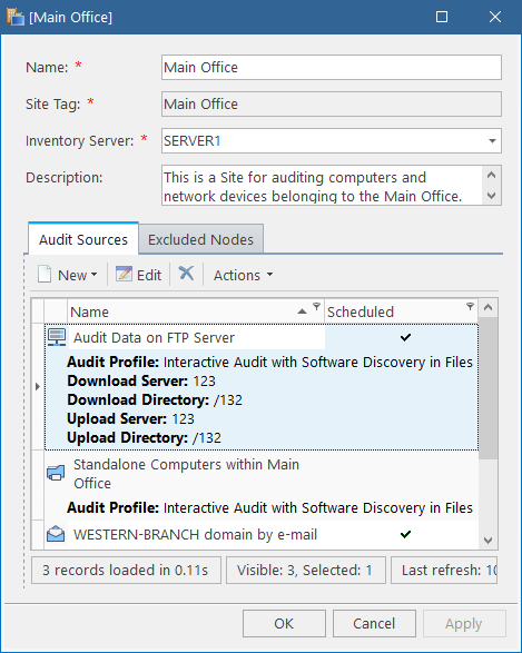 Deploying Inventory Analyzer package for FTP delivery (Administration Guide) - Alloy Discovery ...