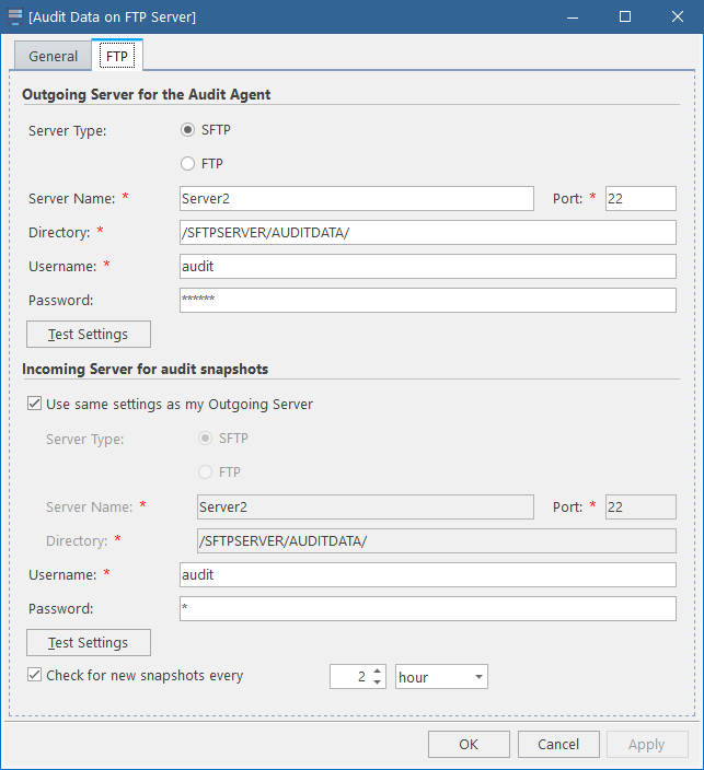 Adding FTP Audit Sources (Administration Guide) - Alloy Discovery | Alloy Software Docs