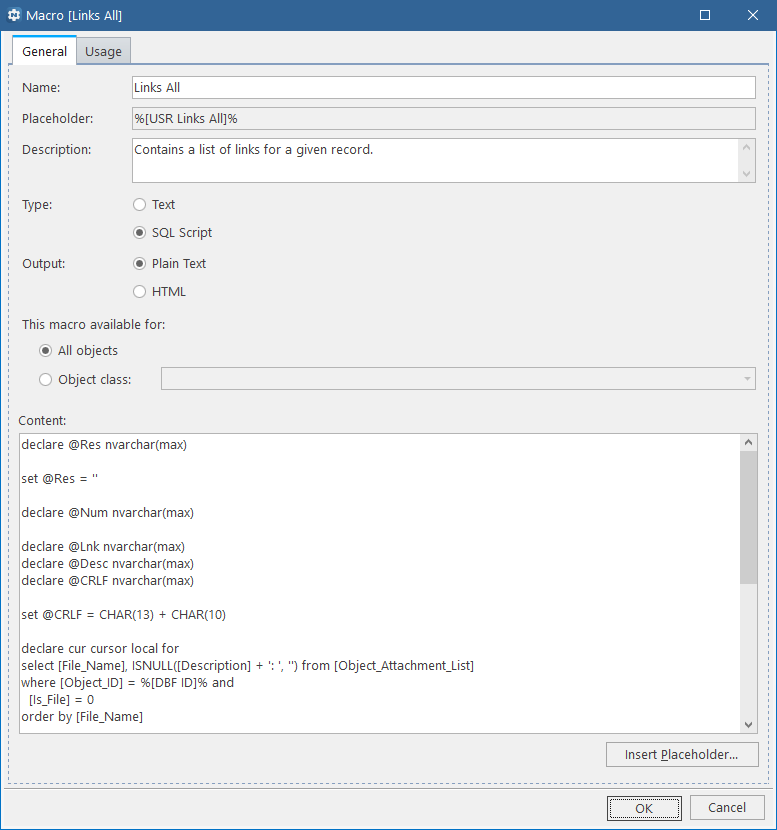 Creating User Macros (Administration Guide) - Alloy Navigator | Alloy Software Docs