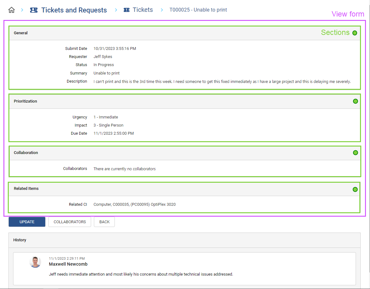 Configuring forms for displaying objects (Administration Guide) - Alloy Navigator | Alloy ...