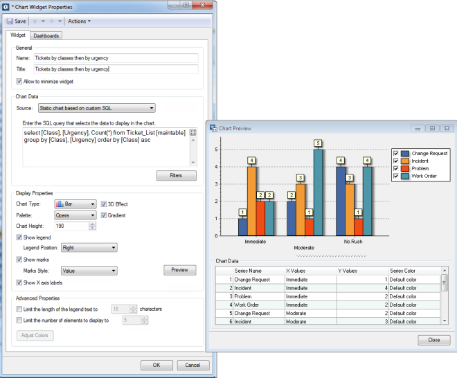 Configuring Chart Widgets (Administration Guide) - Alloy Navigator | Alloy Software Docs