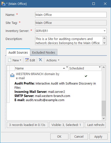 Deploying Inventory Analyzer Package for E-mail Delivery (Network Inventory Guide) - Alloy ...