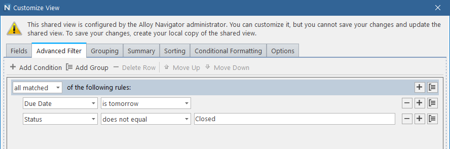 Improving View Performance Admin Settings And Desktop App Help Alloy Navigator Express Alloy
