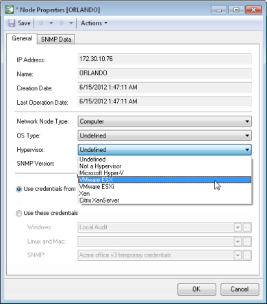 Hypervisor Direct Network Scan (Network Inventory Guide) - Alloy Navigator Express | Alloy ...
